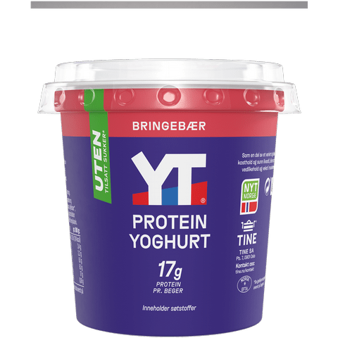 YT® PROTEINYOGHURT BRINGEBÆR 180g - YT®