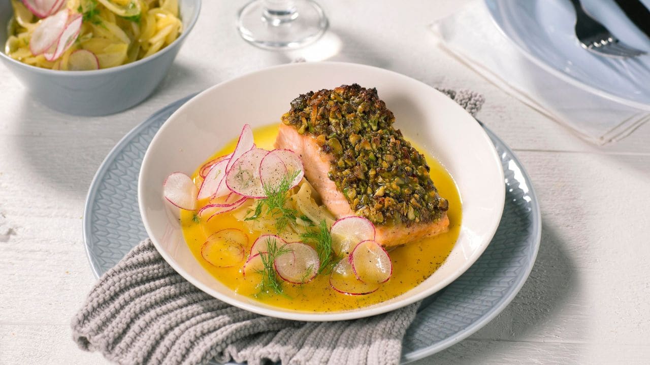 Stekt Breiflabb Med Ostesaus - Oppskrift fra TINE Kjøkken