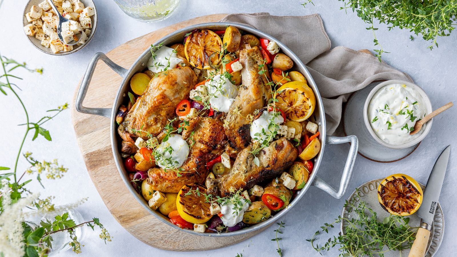 Ovnsbakt Kylling I Form - Oppskrift fra TINE Kjøkken