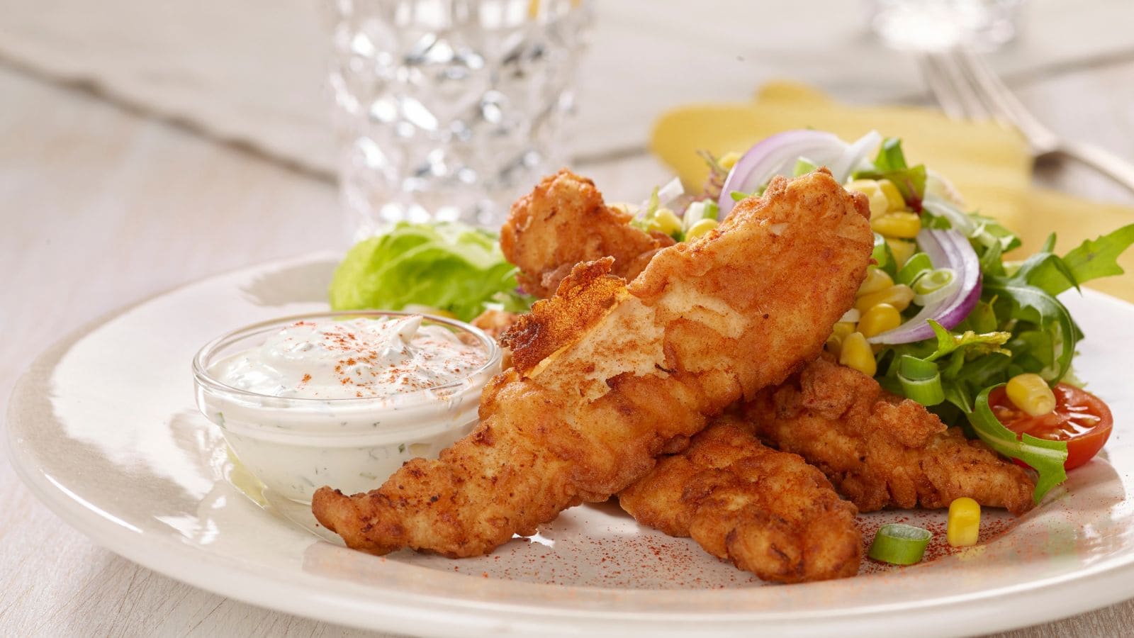 Crispy Chicken American Style - Oppskrift fra TINE Kjøkken