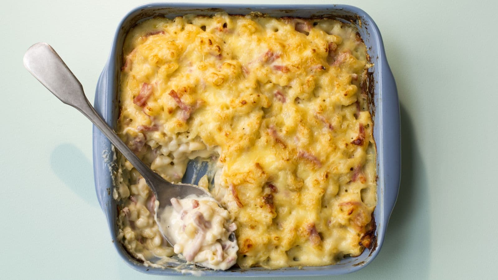 Makaroniform Med Skinke - Oppskrift fra TINE Kjøkken