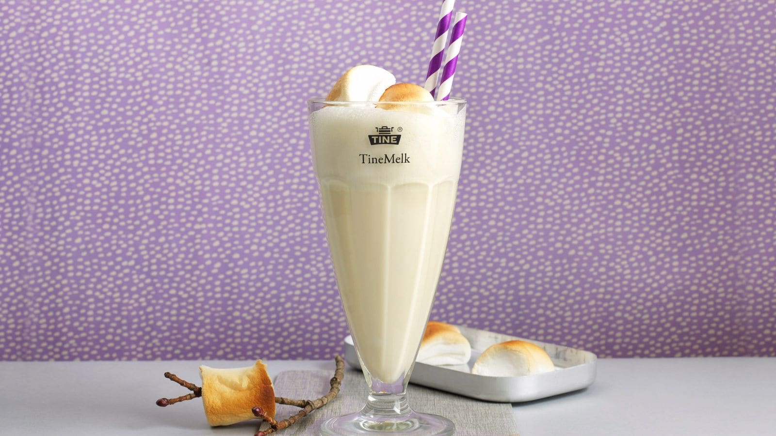 Marshmallowmilkshake - Oppskrift fra TINE Kjøkken