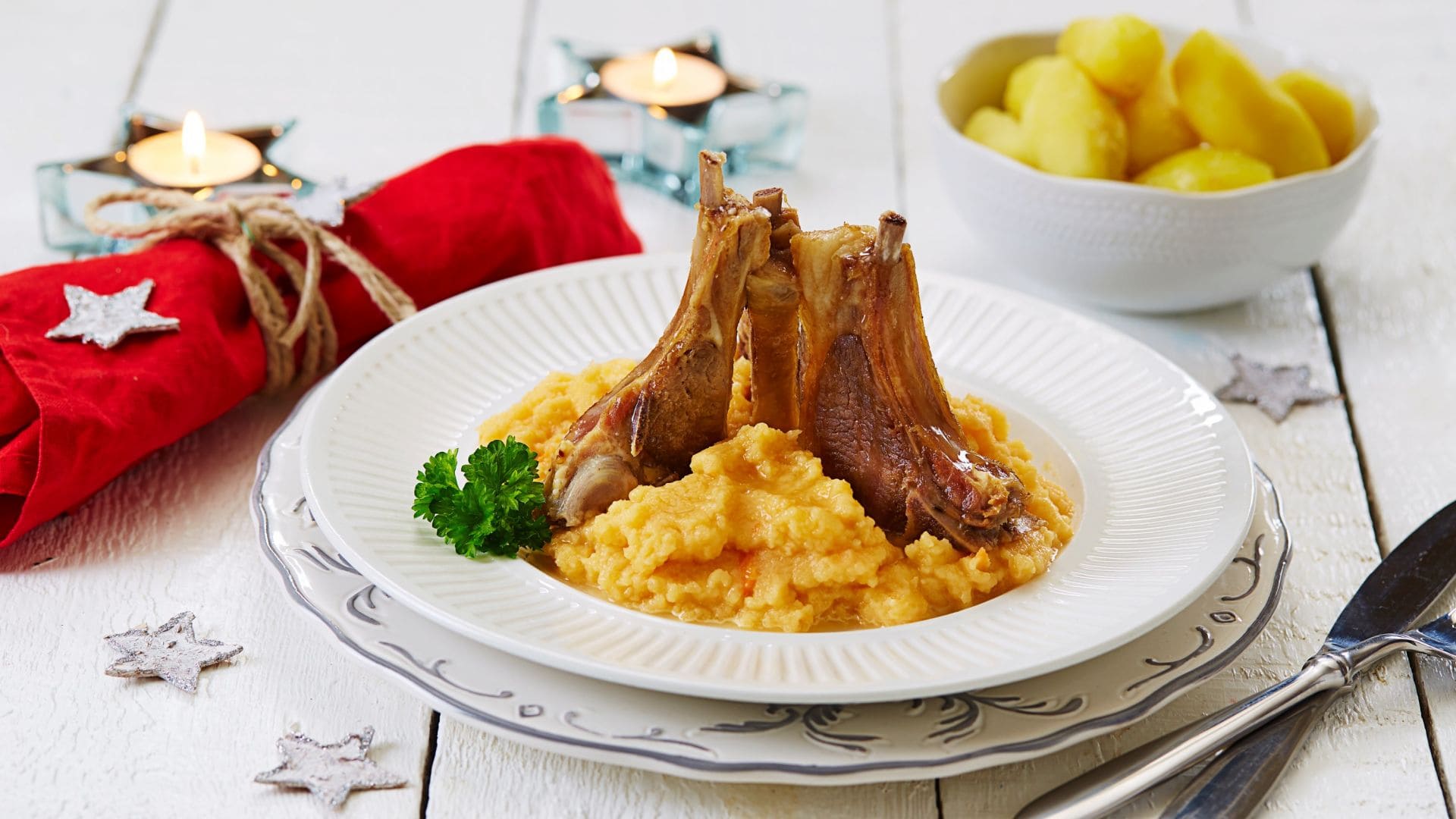 Juleribbe - Oppskrift fra TINE Kjøkken