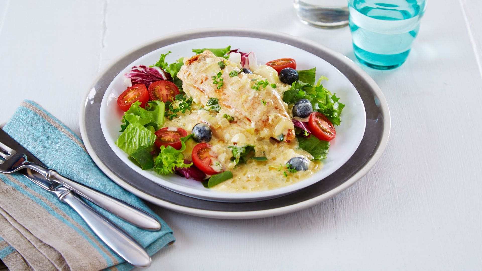 Ovnsbakt Kyllingbryst Med Risotto - Oppskrift fra TINE Kjøkken