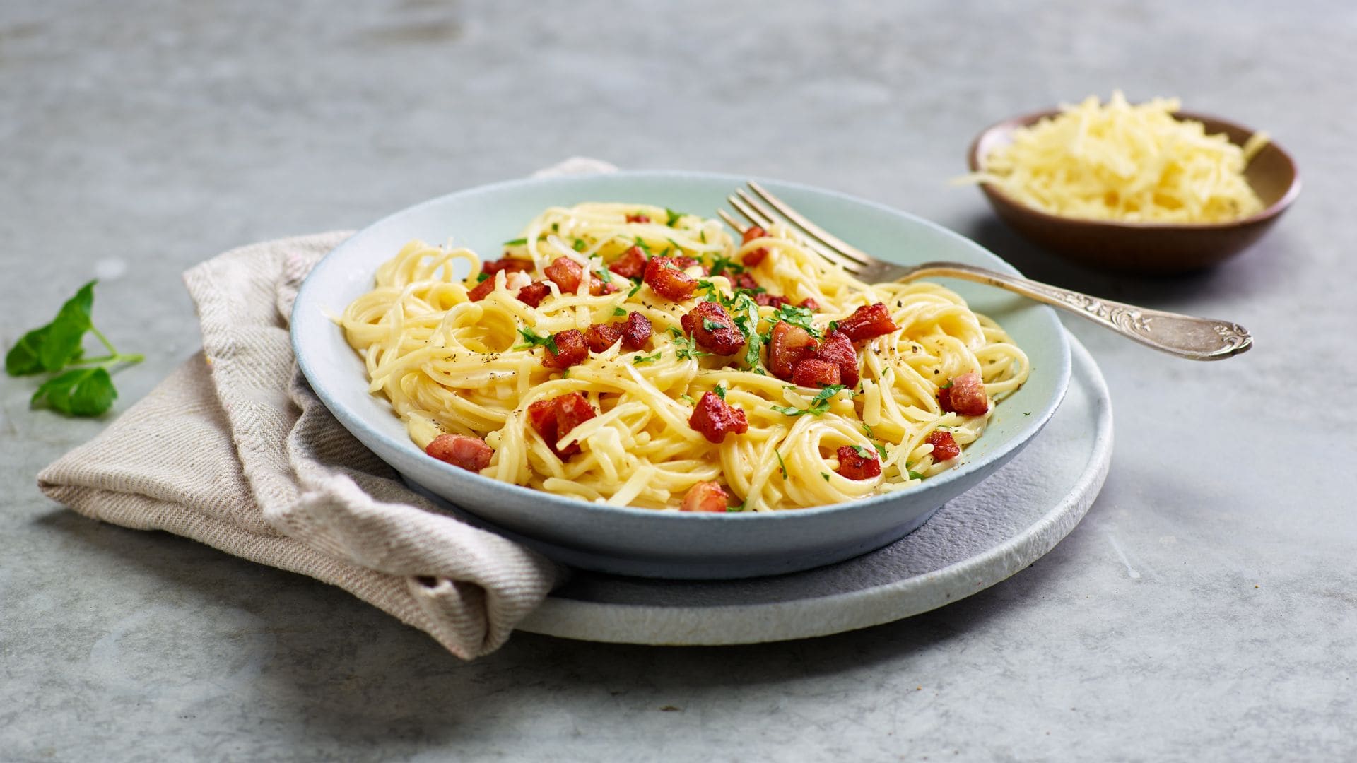 Pasta Med Bacon - Oppskrift fra TINE Kjøkken