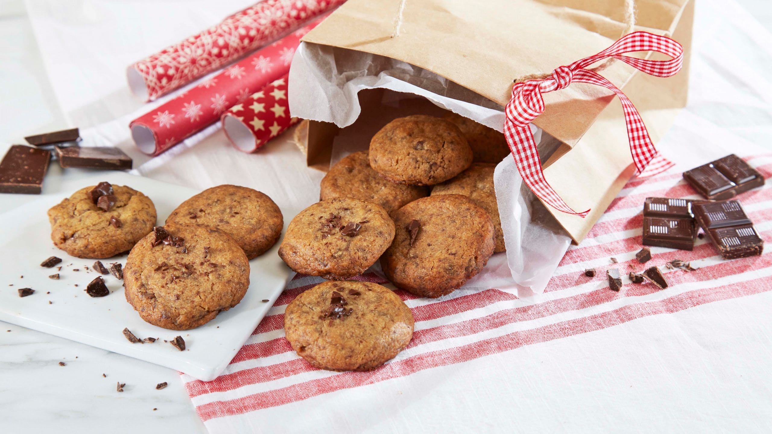 Glutenfrie Sjokolade-cookies - Oppskrift fra TINE Kjøkken