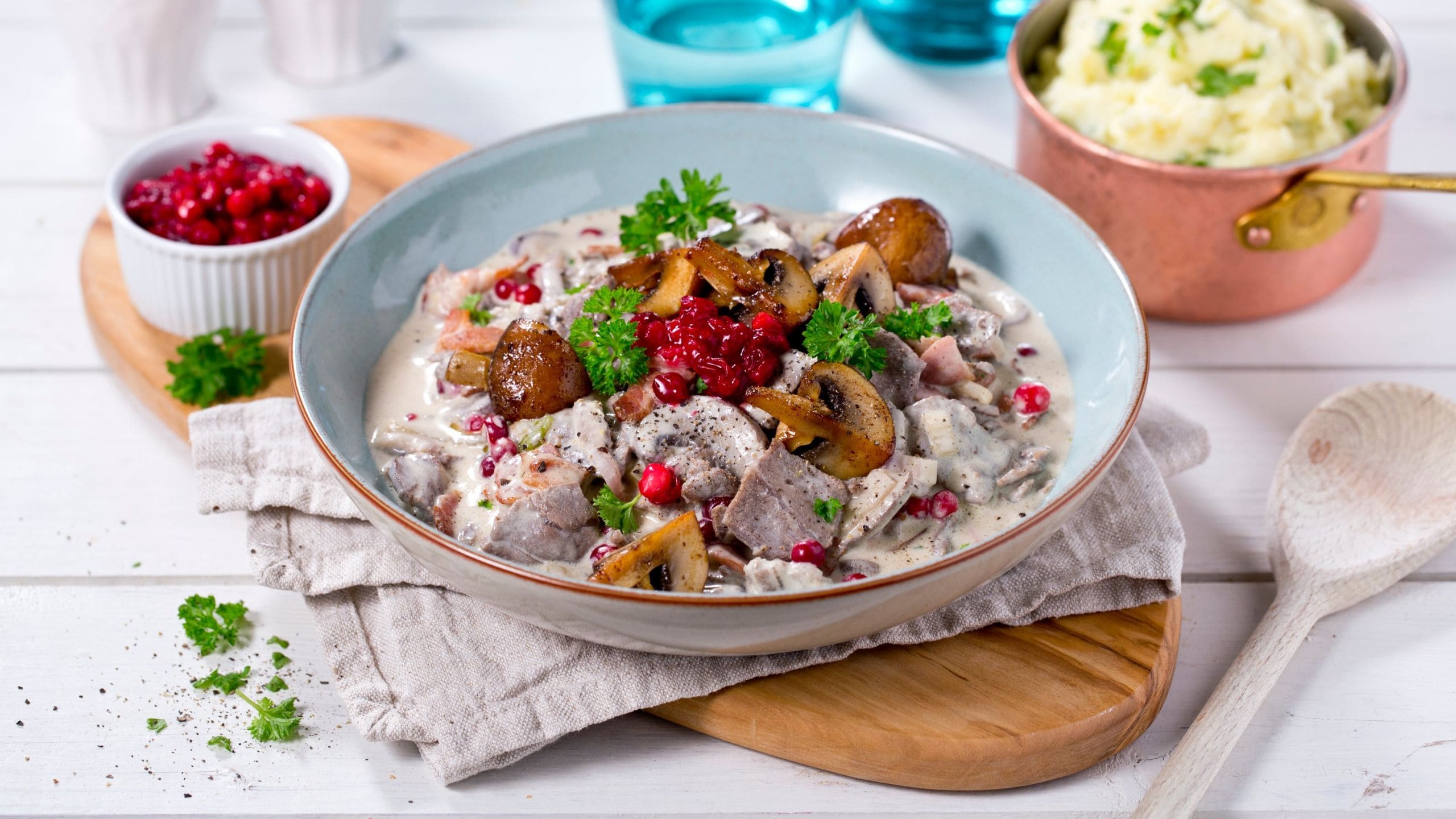 Biff Stroganoff - Oppskrift fra TINE Kjøkken