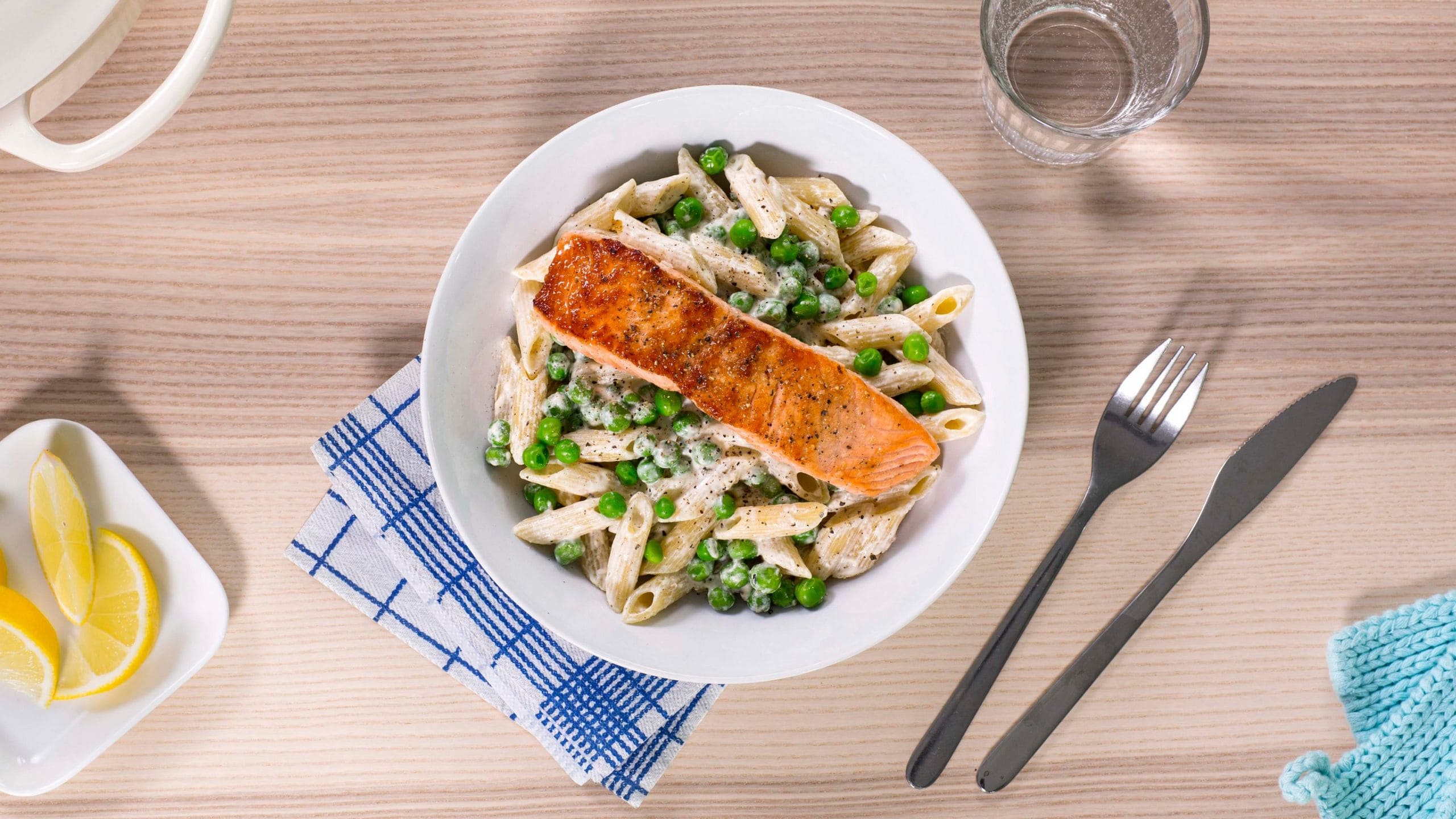 Pasta Med Laks - Oppskrift fra TINE Kjøkken