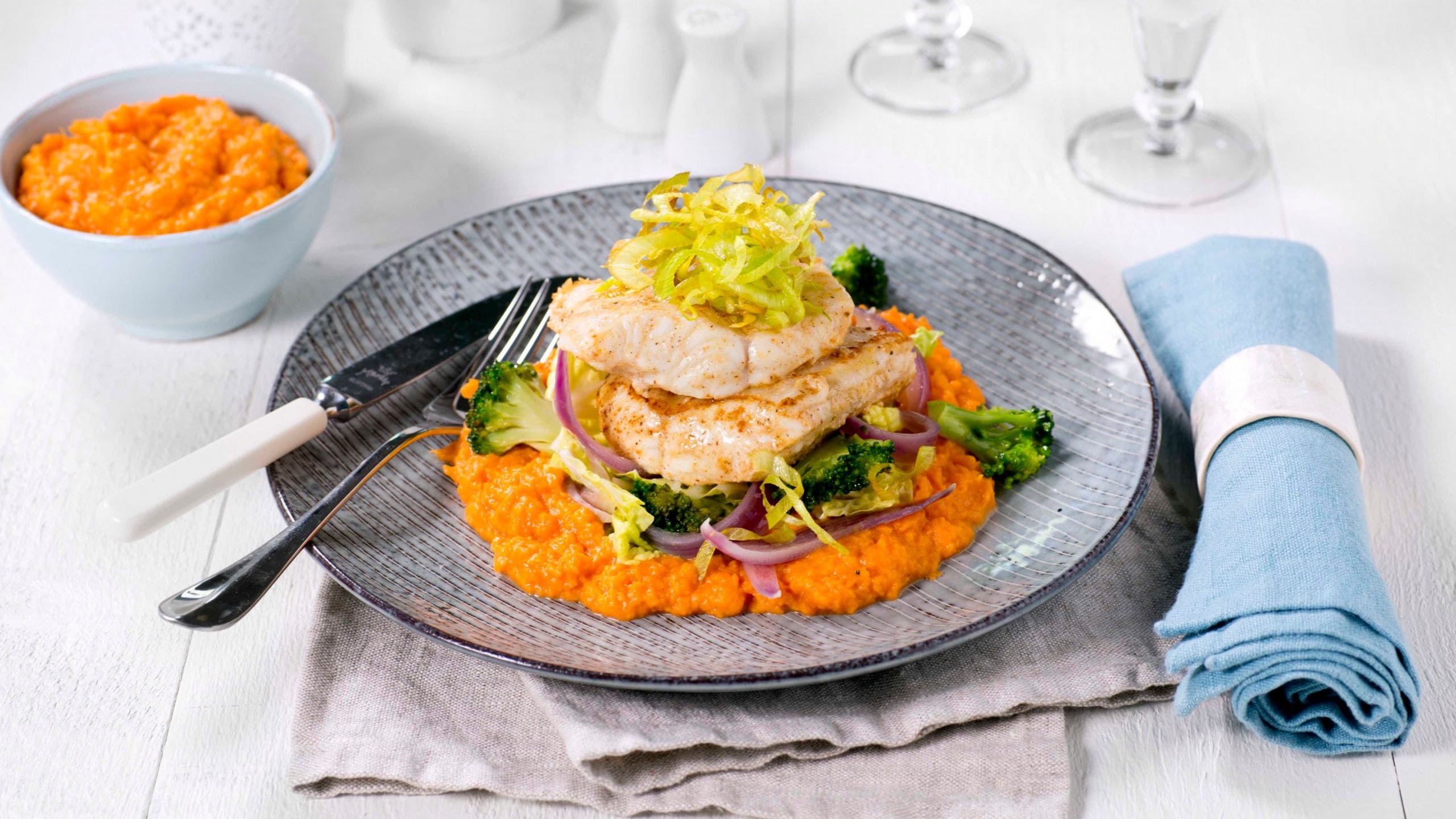 Stekt Breiflabb Med Ostesaus - Oppskrift fra TINE Kjøkken