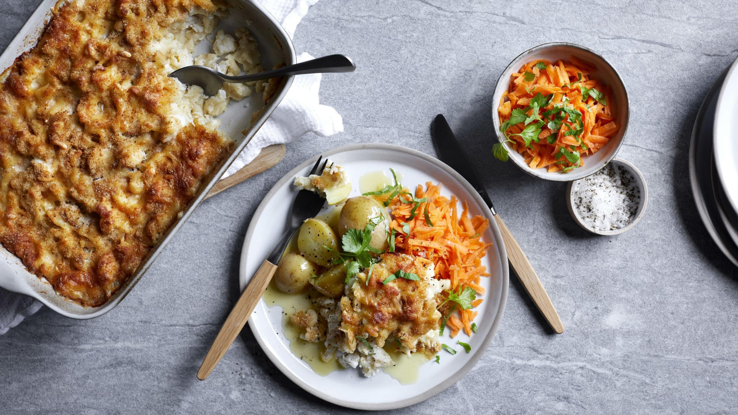 Pastagrateng - Oppskrift fra TINE Kjøkken