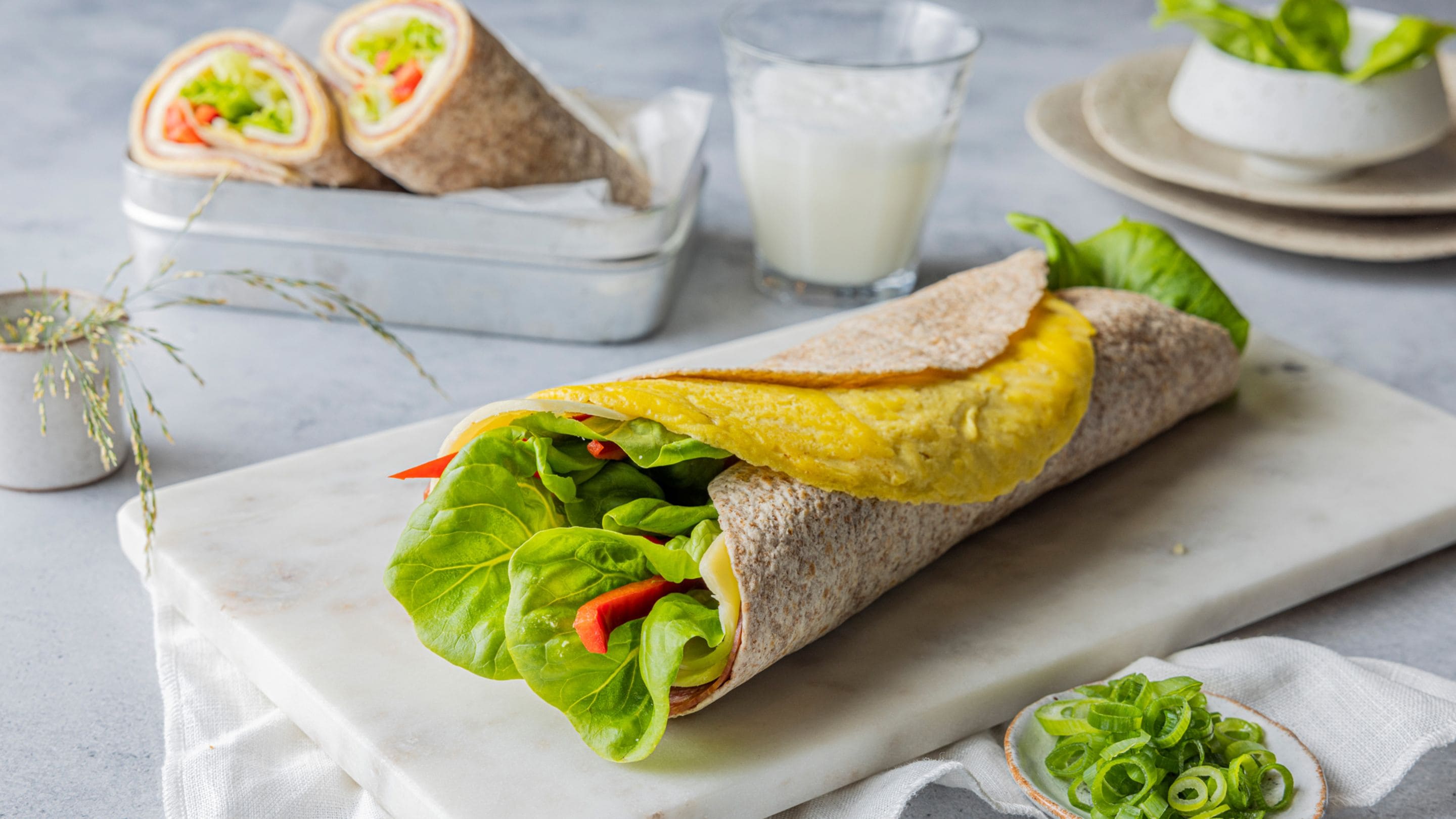 Cottage Cheese Wrap - Oppskrift fra TINE Kjøkken
