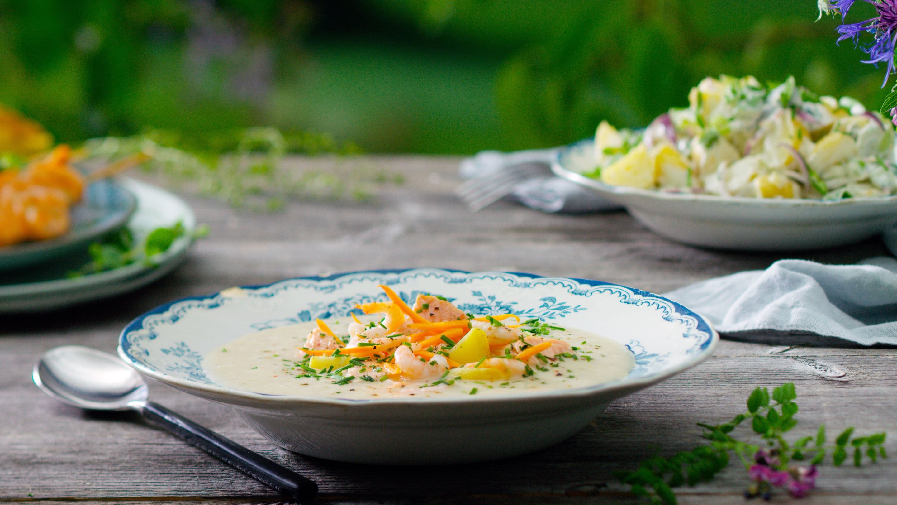 Kremet Pasta Med Laks - Oppskrift fra TINE Kjøkken