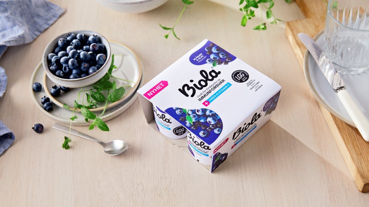 Biola® yoghurt Blåbær & Acai