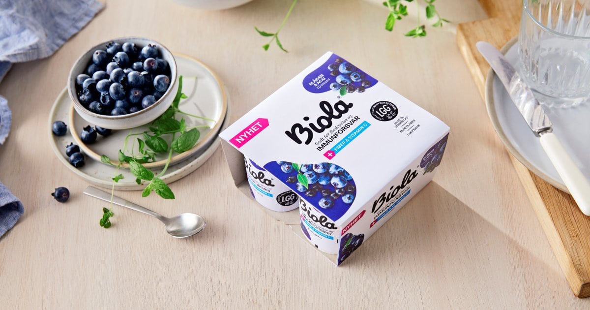 Biola® yoghurt Blåbær & Acai