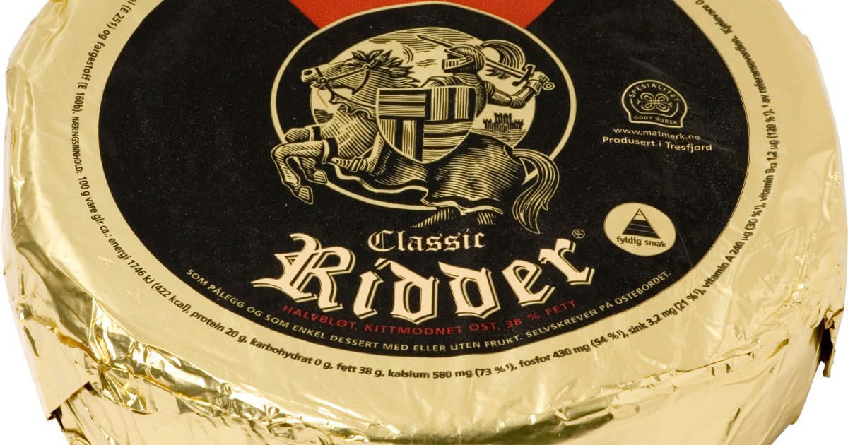 Ridder® - hedret norsk ost - Ridder®