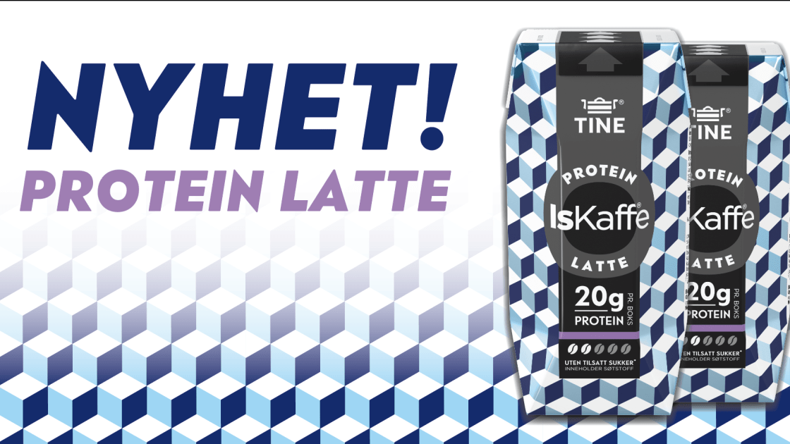 TINE® IsKaffe Protein Latte UTEN tilsatt sukker