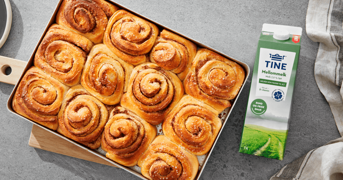 TINE® Mellommelk 2 % fett - Melken som passer til alt!