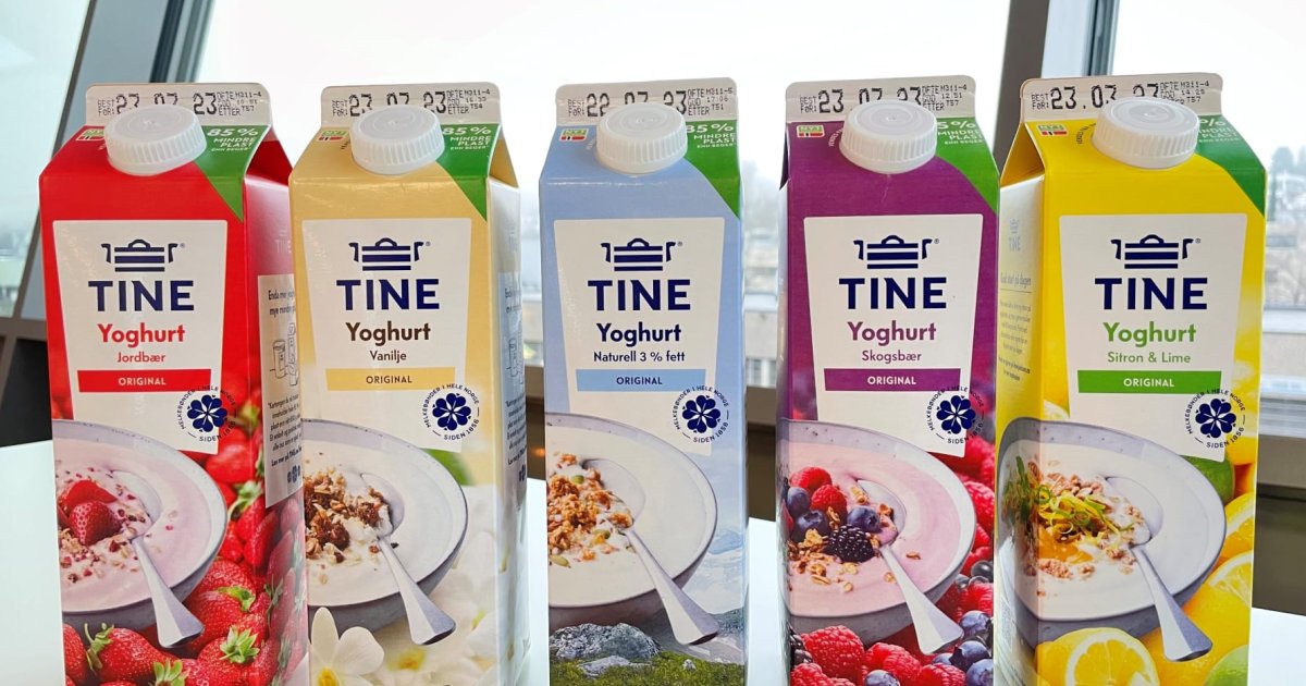 Nordmenn vil ha bærekraftig emballasje: TINE lanserer yoghurt på kartong